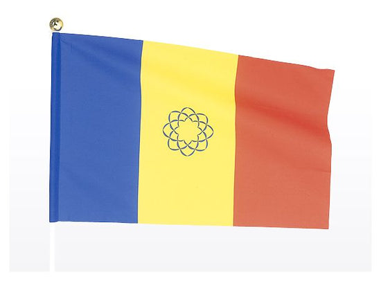 SGI Soka Gakkai three colors Flag size L with pole – KONGODO SGI STORE